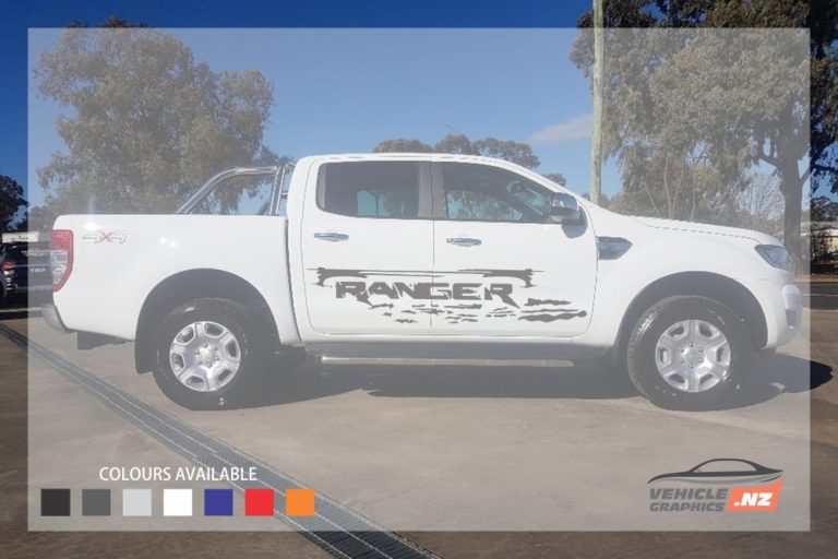 Ford Ranger Sides Fancy lettering Decal | Ford Vehicle Decals