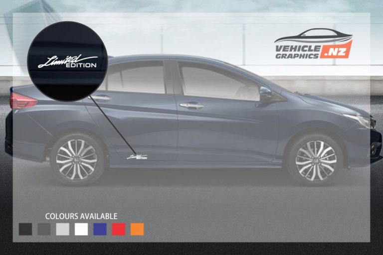Limited Edition Car Decal| Generic Vehicle Decals | I-CUE