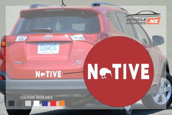 Native New Zealand Vehicle Decal | Generic Vehicle Decals