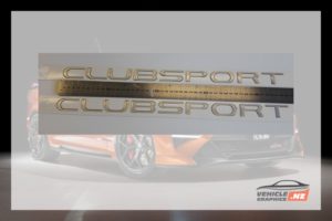 Holden Commodore CLUBSPORT Badge | Vehicle Graphics NZ