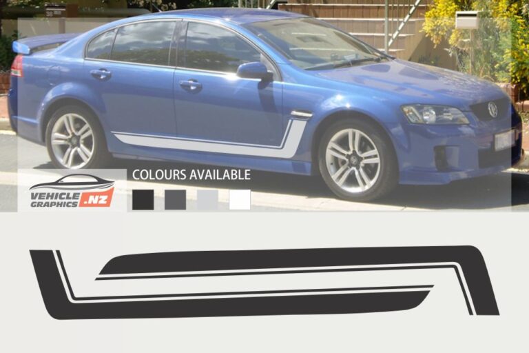 Commodore Hockey Side Stripe Decals | Holden Vehicle Graphics NZ