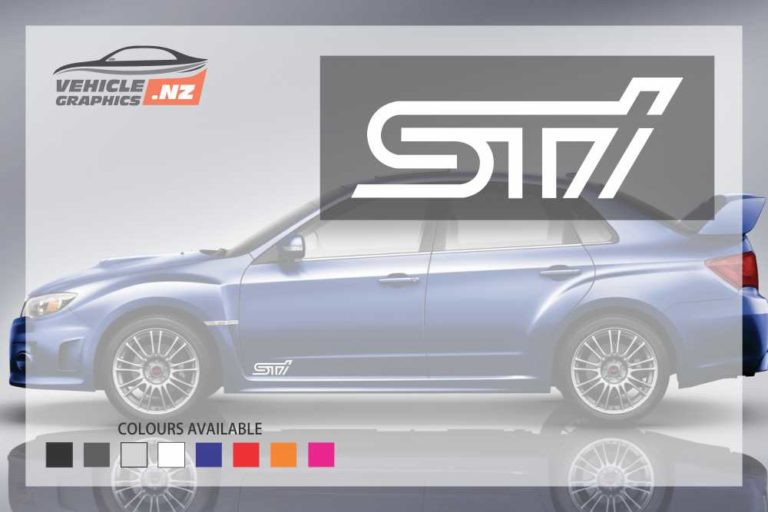 Subaru Vehicle Decals | Vehicle stickers | Vehicle Graphics NZ