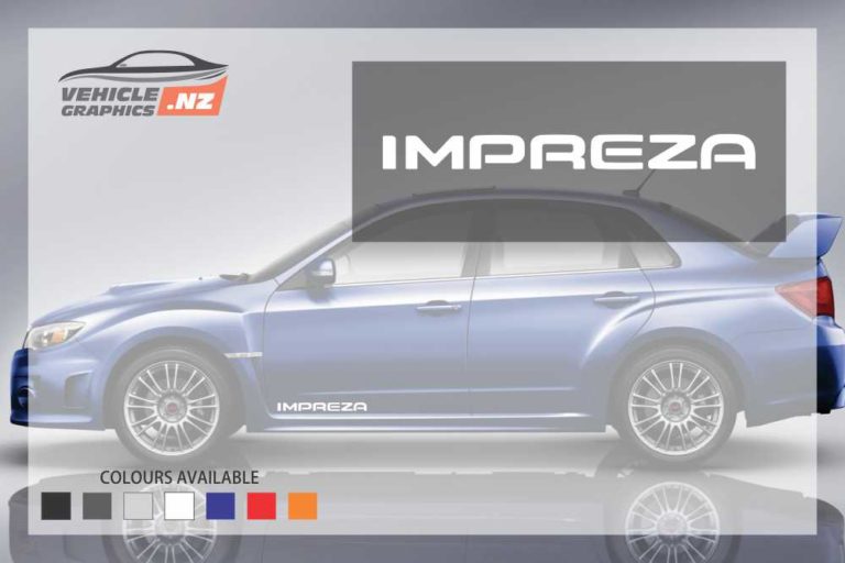 Subaru Vehicle Decals | Vehicle stickers | Vehicle Graphics NZ