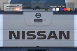 Nissan Navara Back Tailgate Lettering Decal | Nissan Vehicle Decals