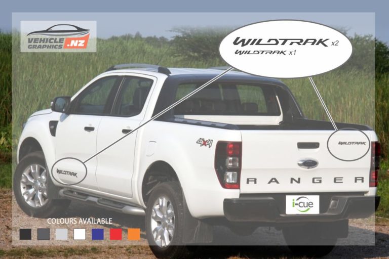 Ford Ranger Wildtrak Decals | Ford Vehicle Decals | Vehicle Decals