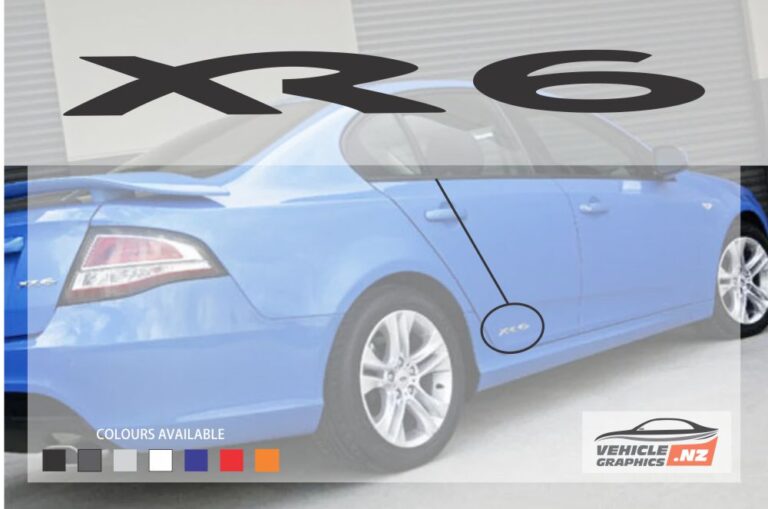Ford Falcon XR6 Decal | Ford Falcon Decals | Ford Vehicle Decals