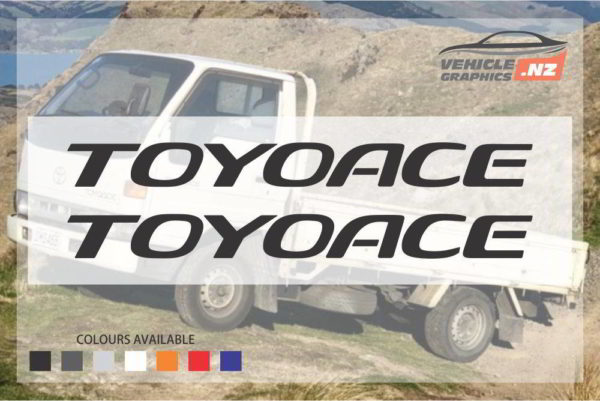 TOYOTA VEHICLE DECALS - Toyota Vinyl Stickers - Vehicle Graphics NZ