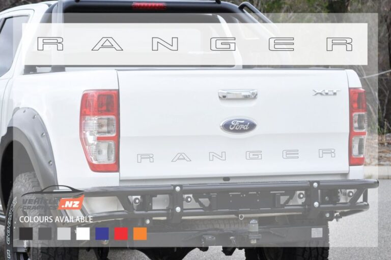 Ranger Tailgate Outline Decal | Ford Vehicle Decals | Vehicle Graphics