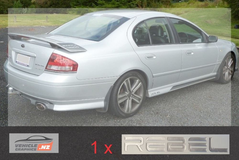 Falcon XR6 Rebel Decal | Ford Vehicle Decals | Vehicle Graphics NZ