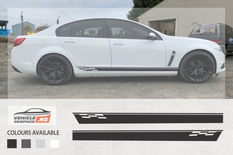 Commodore Side Stripe Decals | Holden Decals | Vehicle Graphics NZ