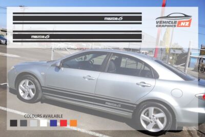 Mazda 6 Side Stripes Decals | Mazda Stickers | Vehicle Graphics NZ