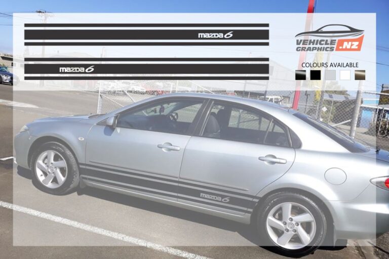 Mazda 6 Side Stripes Decals | Mazda Stickers | Vehicle Graphics NZ
