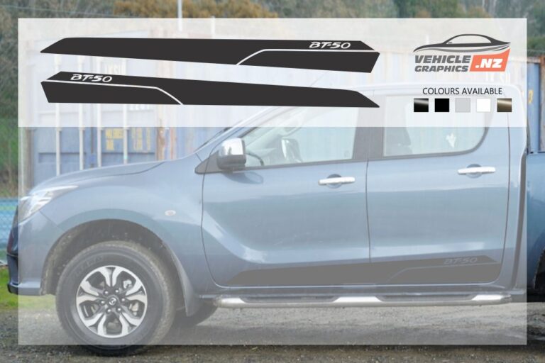 Mazda BT-50 Side Stripes Decals | Mazda Stickers | Vehicle Graphics NZ