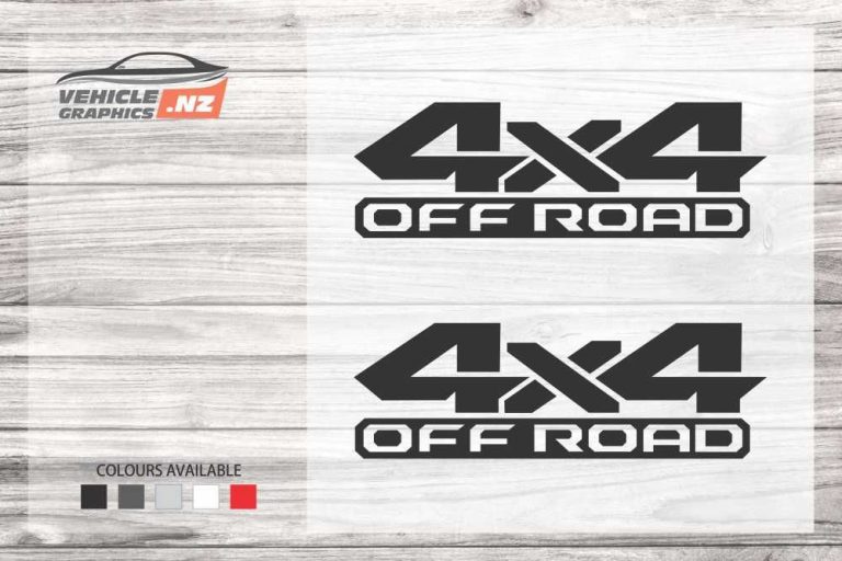 Generic Vehicle Decals | Vehicle stickers | Vehicle Graphics NZ