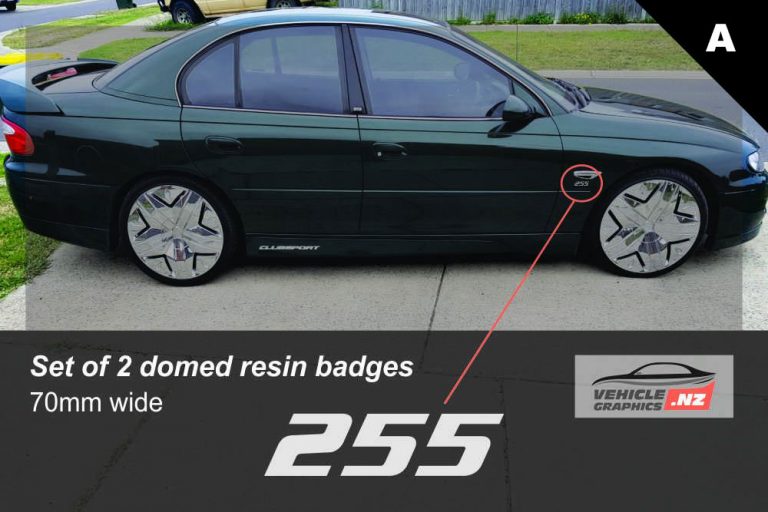 HSV 255 Front Indicator Badge | Holden Stickers | Vehicle Graphics