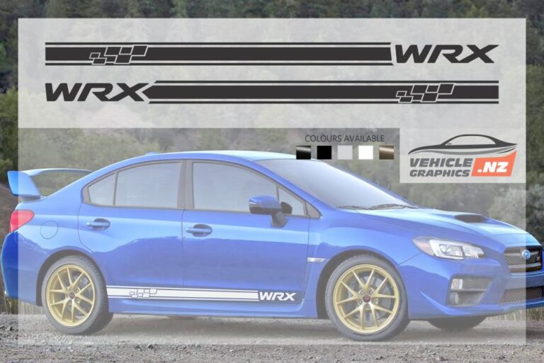 Subaru WRX Side Stripes Graphic Kit | Subaru Vehicle Graphics NZ