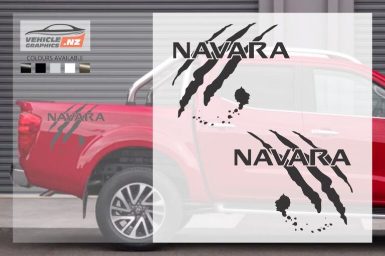 Nissan Navara Fancy Side Bed Decals | Nissan Vehicle Decals