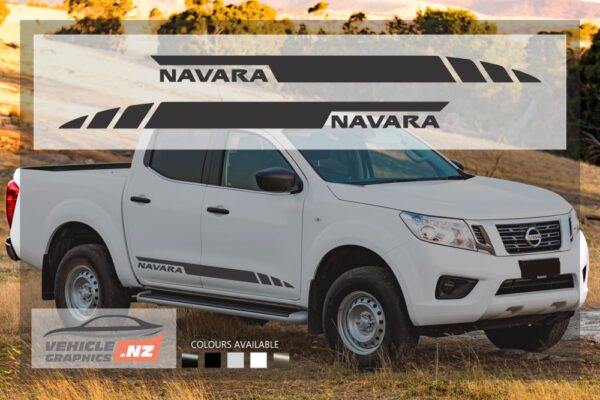 Nissan Navara Side Stripes Decals | Nissan Vehicle Decals
