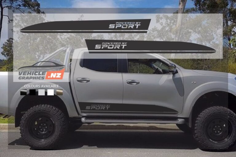 Nissan Navara Side Stripes Decals | Nissan Vehicle Decals