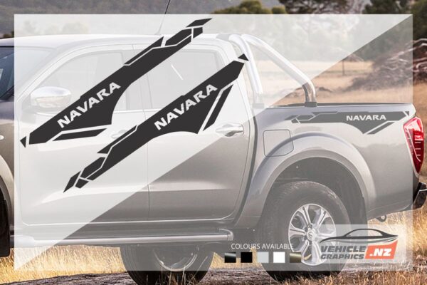 Nissan Navara Side Bed Graphic Kit | Nissan Vehicle Decals
