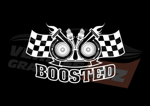 Turbo Boosted T-Shirt | Automotive Tees | Vehicle Graphics NZ