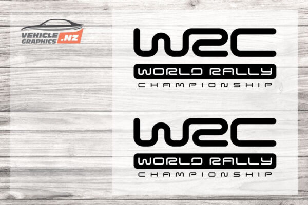 WRC World Rally Championship Sticker | 4x4 Decals | Vehicle Graphics NZ