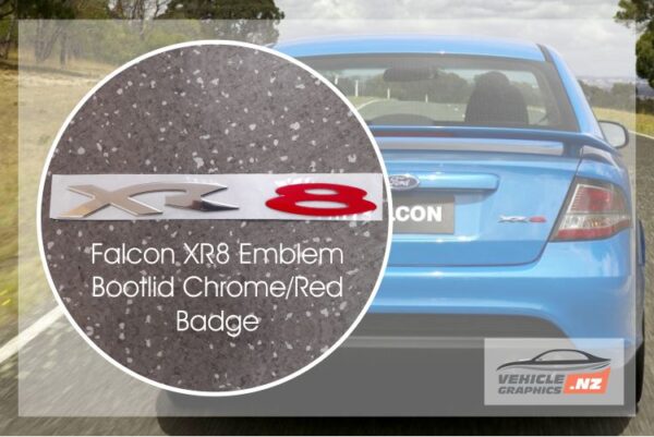 Ford XR8 Badge | Ford Falcon Decals | Ford Vehicle Decals