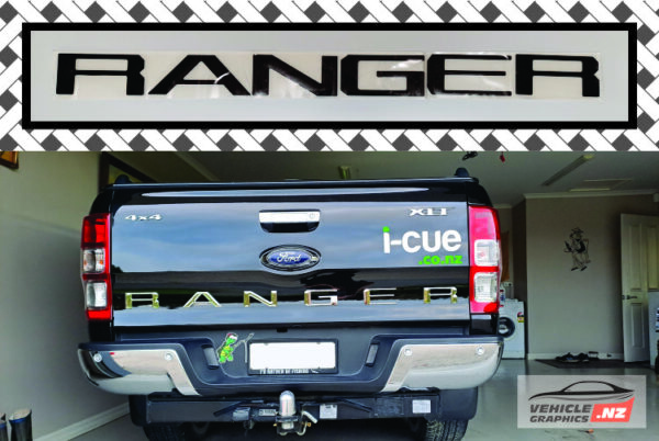 Ranger Tailgate 3D Lettering Badge | Ford Decals | Vehicle Graphics NZ