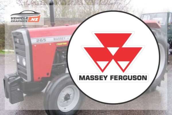 Massey Ferguson Logo Decal | Tractor Decals | Vehicle Graphics