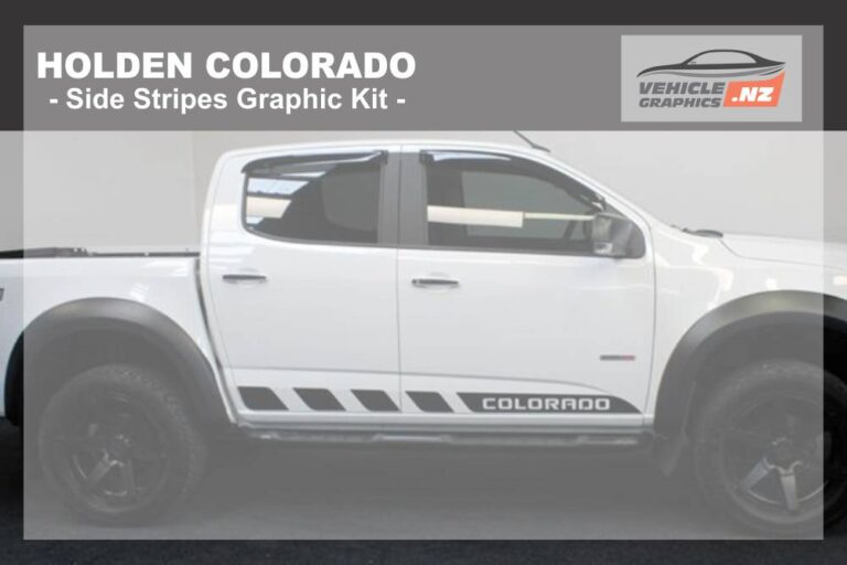 Holden Colorado Side Stripes Graphic Kit | Vehicle Graphics NZ