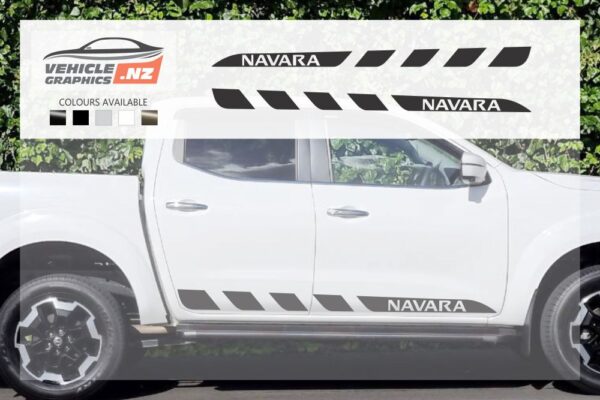 Nissan Navara Side Stripes Graphic Kit | Nissan Vehicle Decals