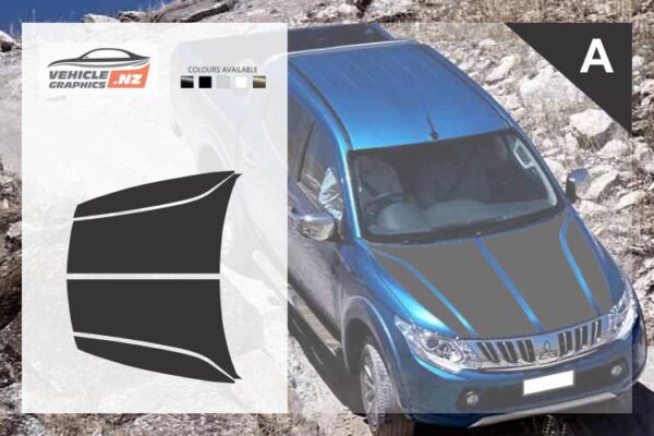 Triton Hood Graphics | Mitsubishi Vehicle Graphics NZ