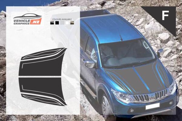 Triton Hood Graphics | Mitsubishi Vehicle Graphics NZ