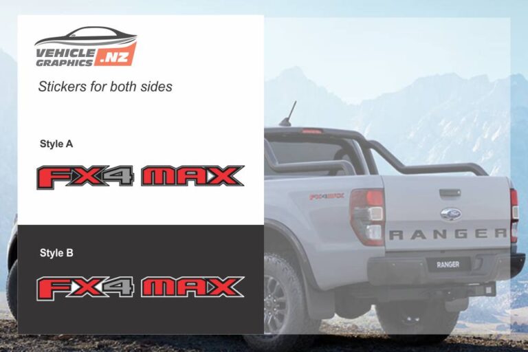 Ford FX4 MAX Decals | Ford Decals | Vehicle Graphics NZ