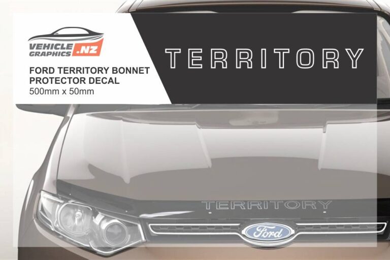 Ford Territory Bonnet Protector Decal | Ford Decals | Vehicle Graphics NZ