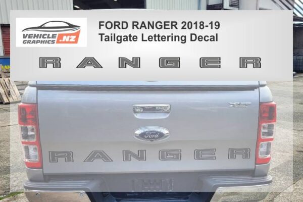 Ford Ranger Lettering Decal 2018-2019 | Ford Ranger Vehicle Graphics NZ