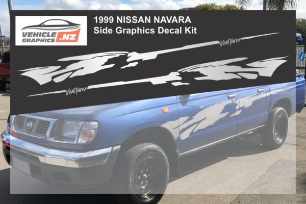 1999 Nissan Navara Side Graphics Decal Kit | Nissan Vehicle Decals