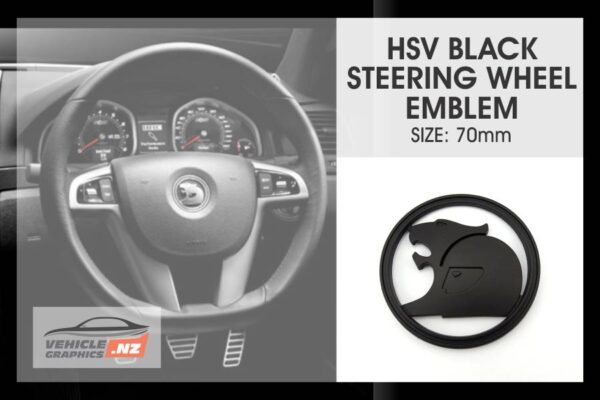 Holden HSV Steering Wheel Badge | Holden Decals | Vehicle Graphics NZ